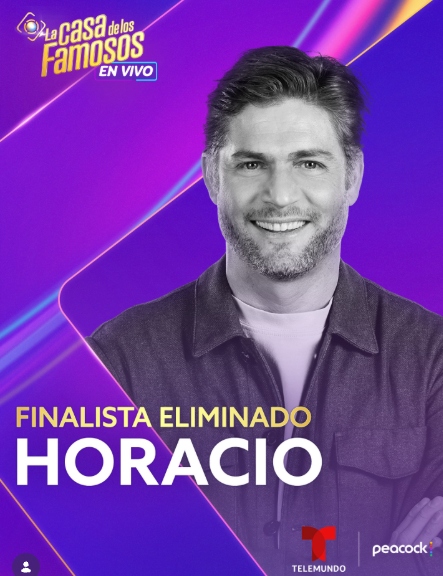 Horacio sale de La Casa de los Famosos como séptimo finalista ...